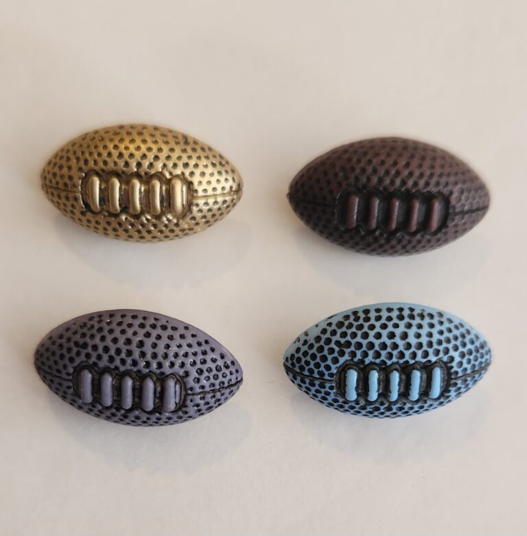 Rugby Ball Buttons